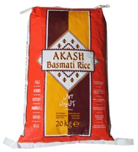 AKASH – Basmati 20kg – Gratis Bezorging - Rijst.Nu - Voor de grootste ...
